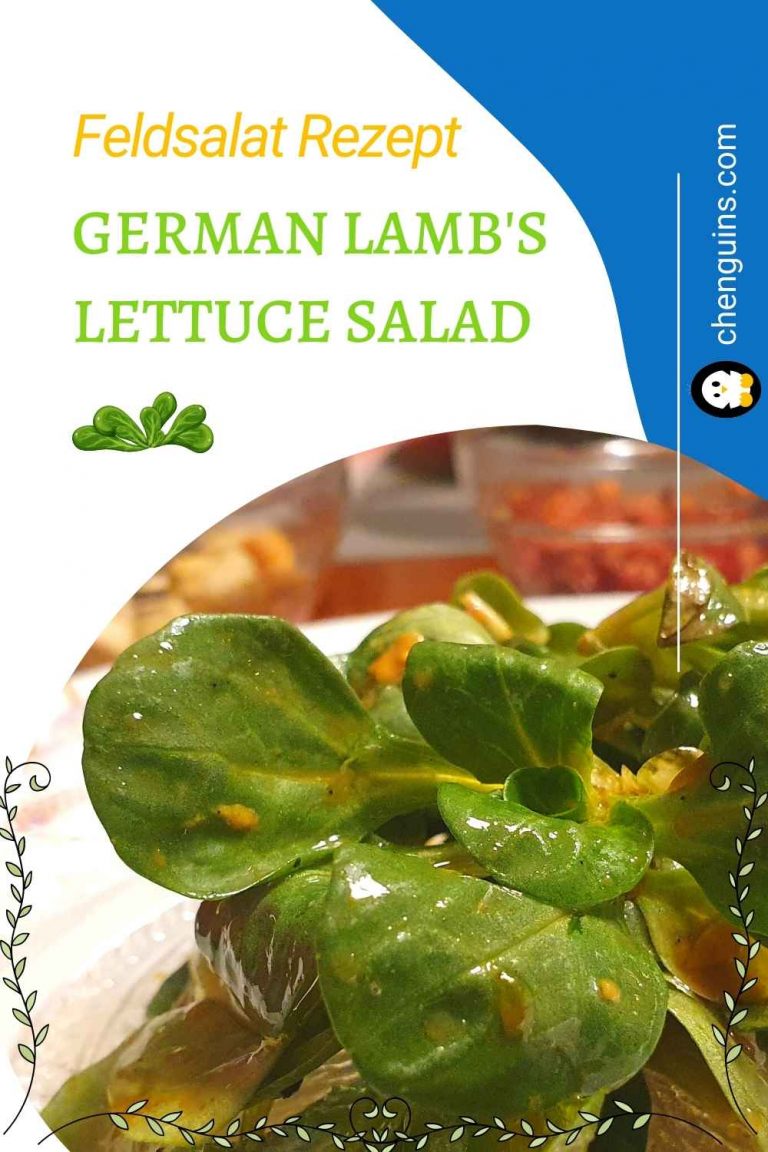 How to make German Lamb's Lettuce salad - chenguins - German, European ...