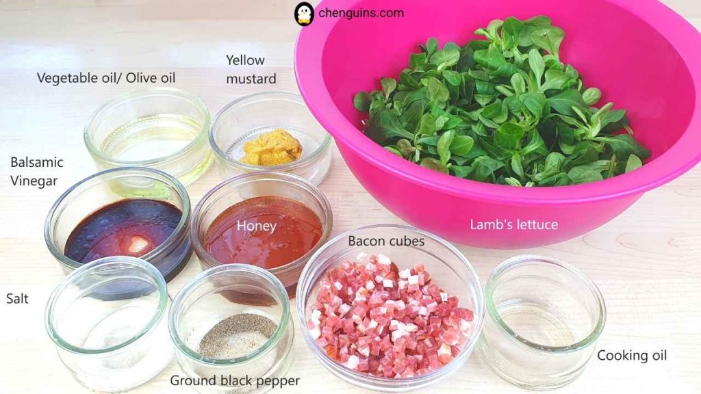 How to make German Lamb's Lettuce salad - chenguins - German, European ...