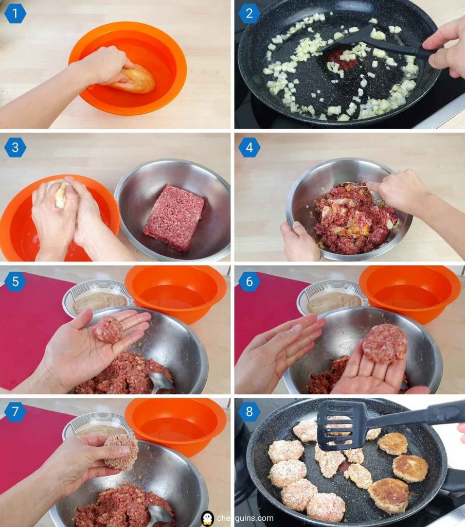 How to make German Frikadellen (German Hamburgers) - chenguins - German ...