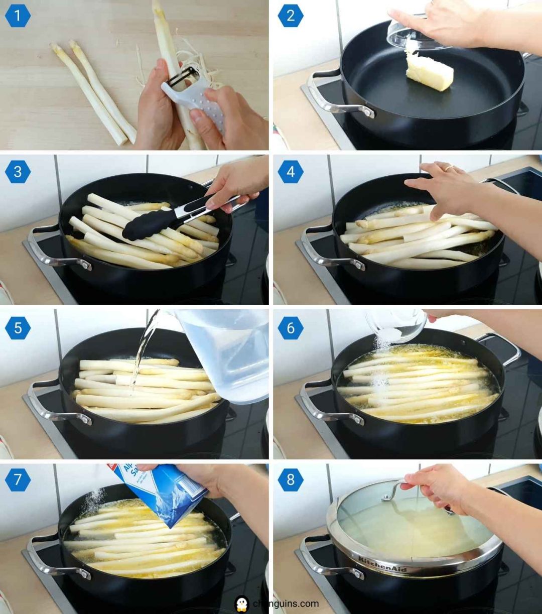 How to make authentic German White Asparagus (German Spargel ...