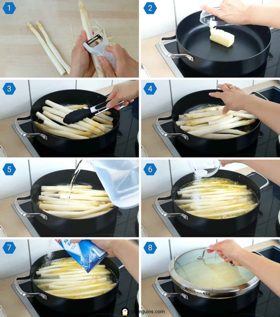How to make authentic German White Asparagus (German Spargel ...