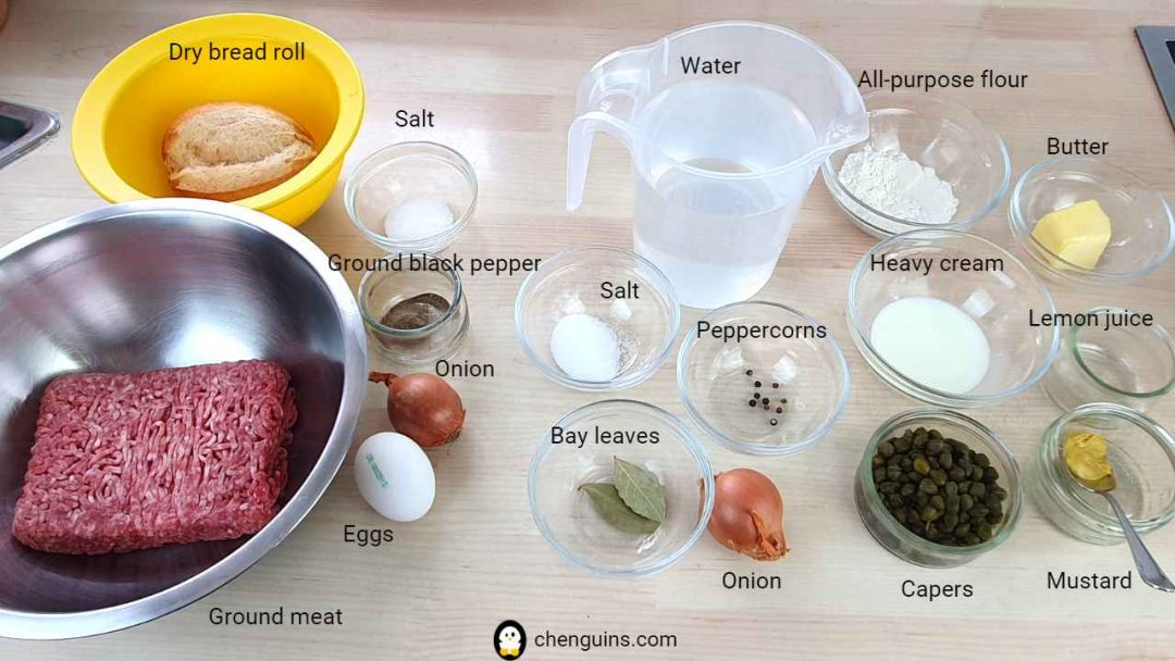 How to make German Königsberger Klopse - chenguins - German, European ...